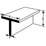 Aluminum Extrusions - T-Bar (Architectural)